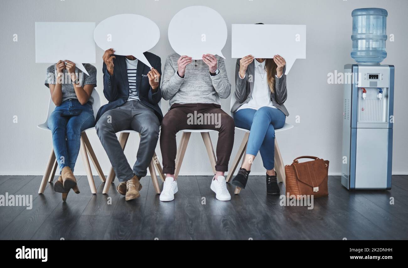 Tell us a little more about yourself. Shot of a diverse group of ...