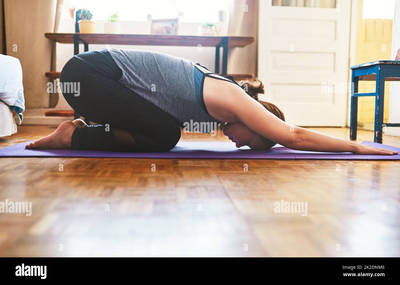 Yoga childs pose hi-res stock photography and images - Alamy