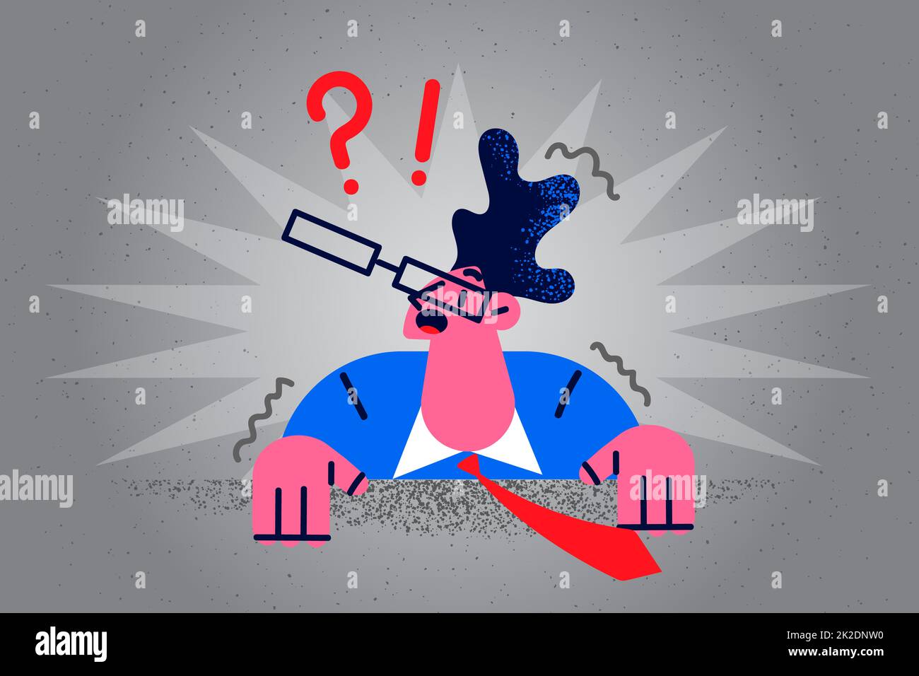 Confused person drawing hi-res stock photography and images - Alamy