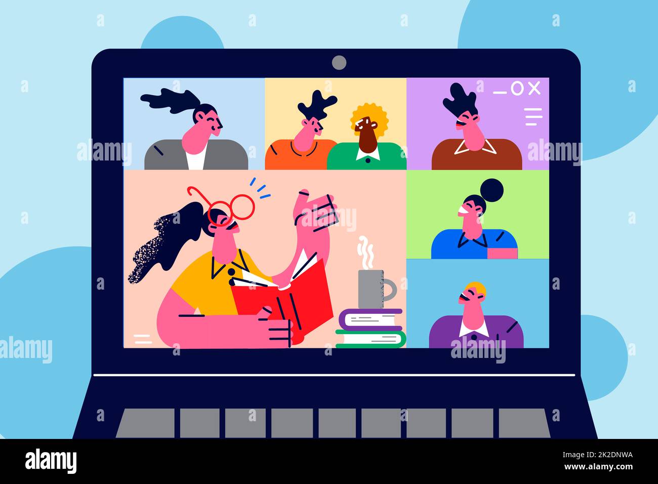 Online drawing lesson hi-res stock photography and images - Alamy