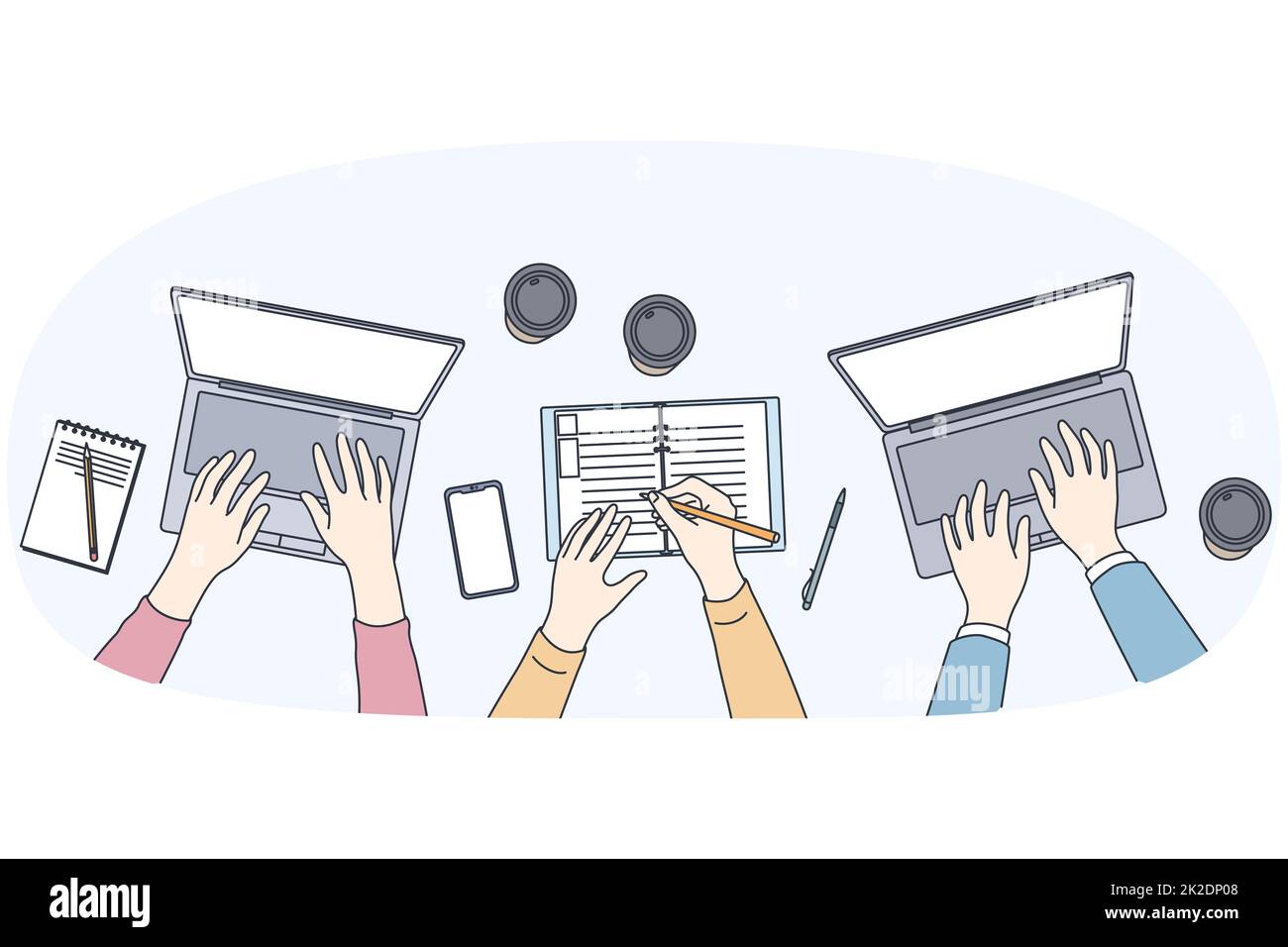 Freelance manager Cut Out Stock Images & Pictures - Alamy