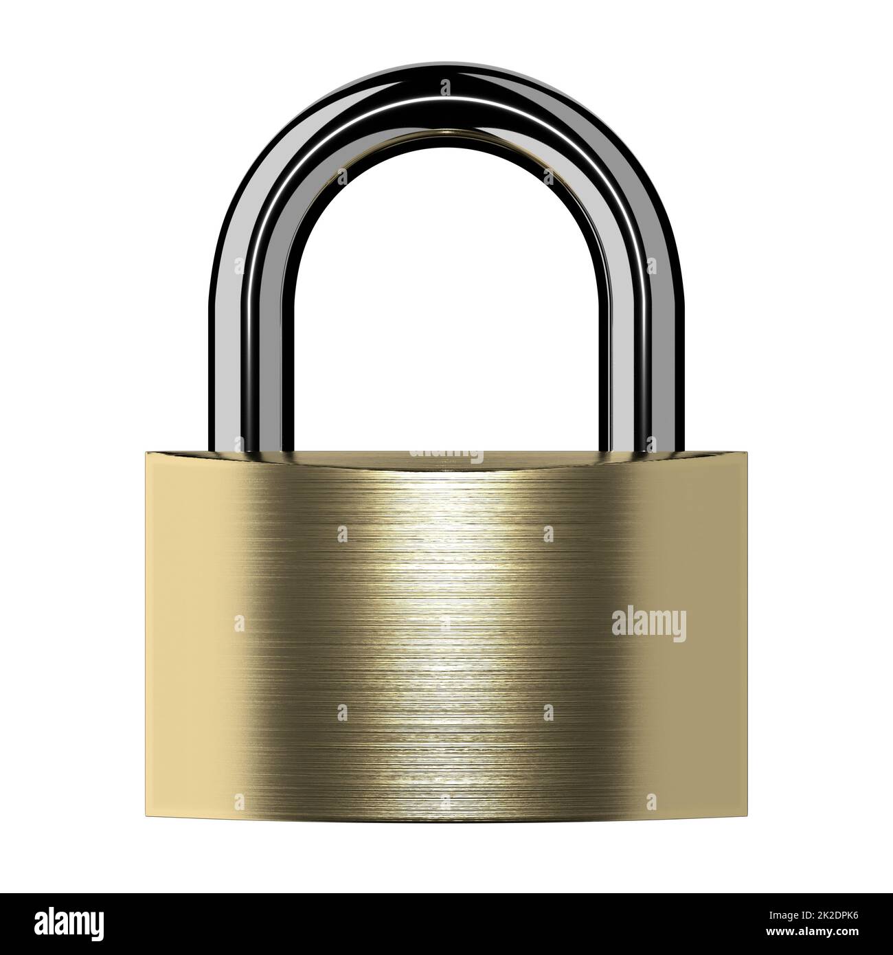 Closed lock isolated Stock Photo - Alamy
