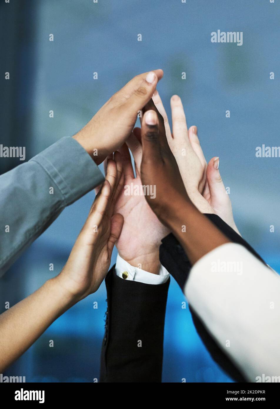Many hands reaching up hi-res stock photography and images - Alamy