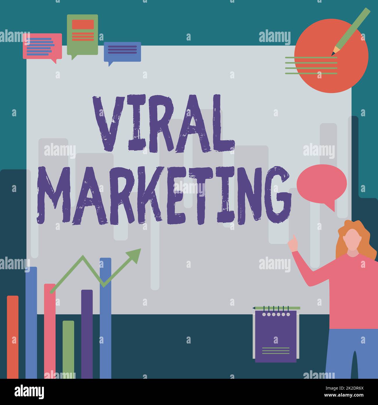 Hand writing sign Viral Marketing. Internet Concept Viral Marketing ...