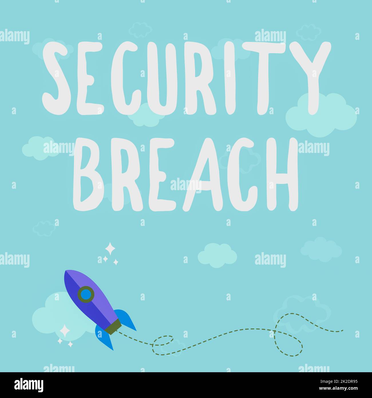 Hand writing sign Security Breach. Word Written on incident that ...