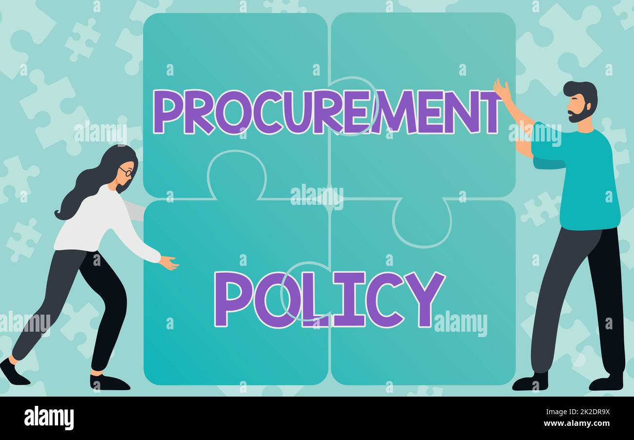 Conceptual display Procurement Policy. Concept meaning govern choice of ...