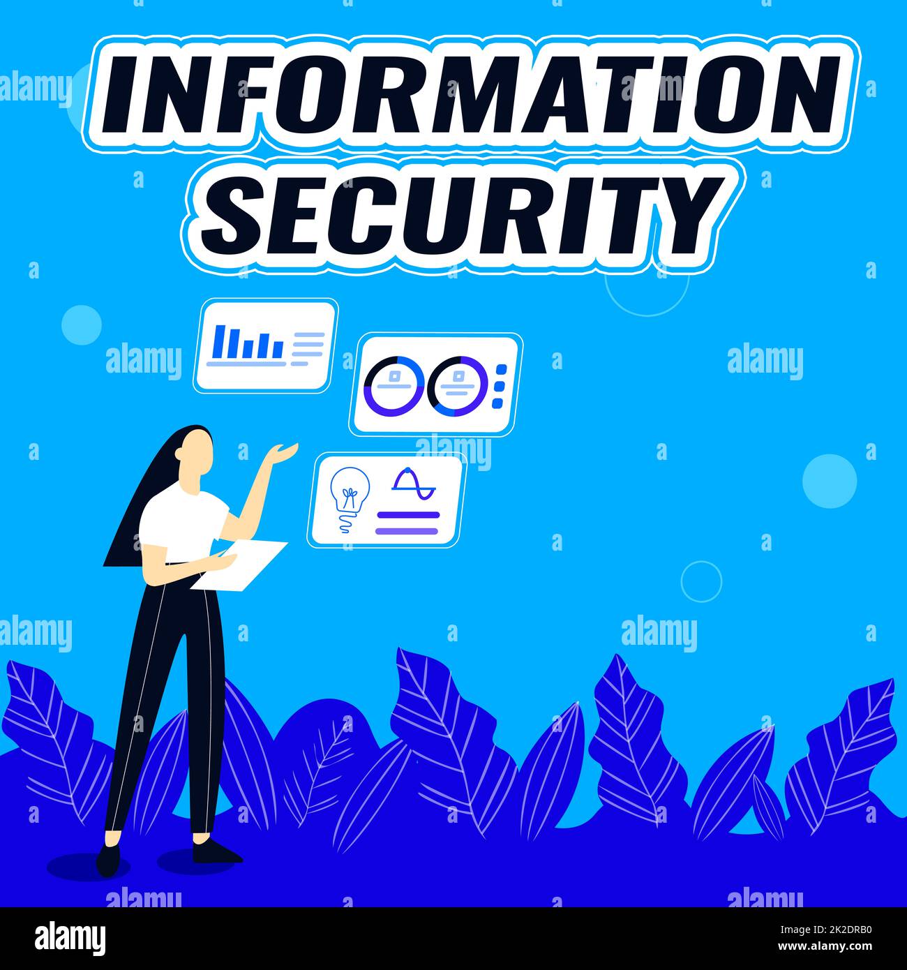 Sign Displaying Information Security Business Approach Infosec Preventing Unauthorized Access