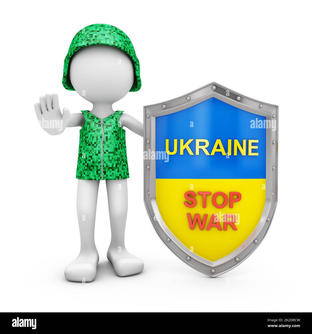 Blue shield warrior protection Cut Out Stock Images & Pictures - Alamy