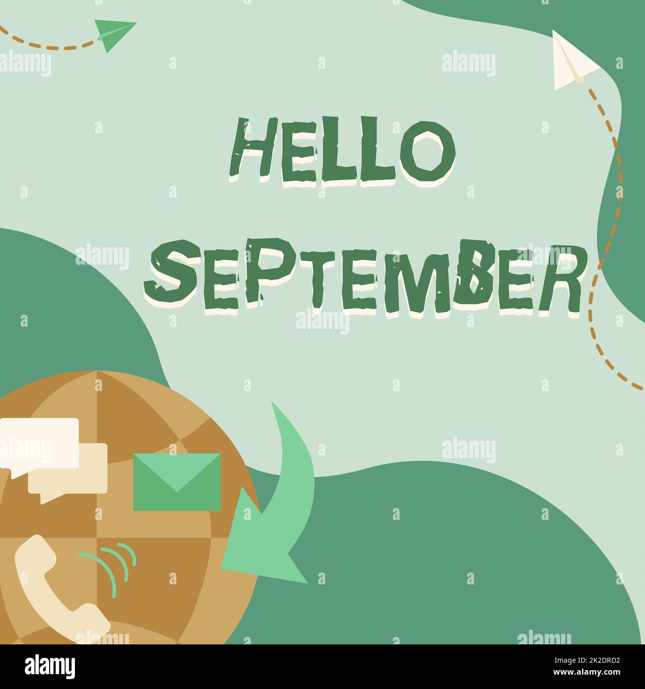 Inspiration showing sign Hello September. Business showcase Eagerly ...