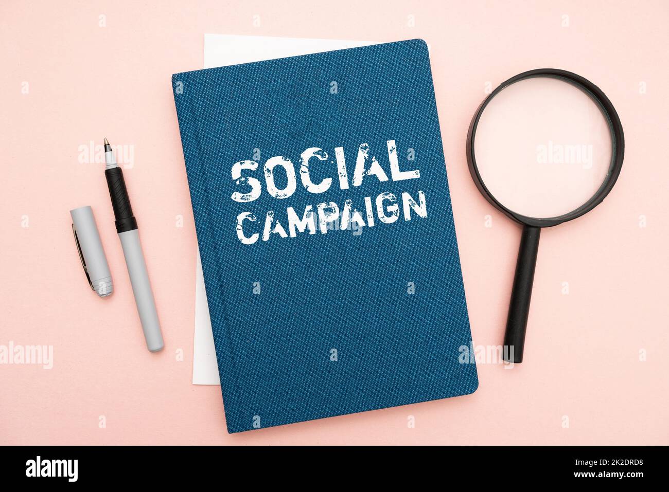 Conceptual caption Social Campaign. Business concept use social media ...