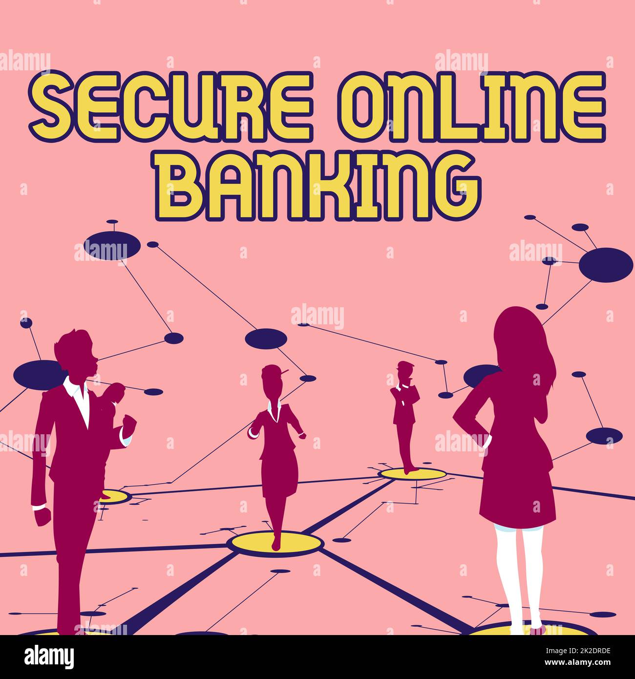 Text caption presenting Secure Online Banking. Conceptual photo Safe ...