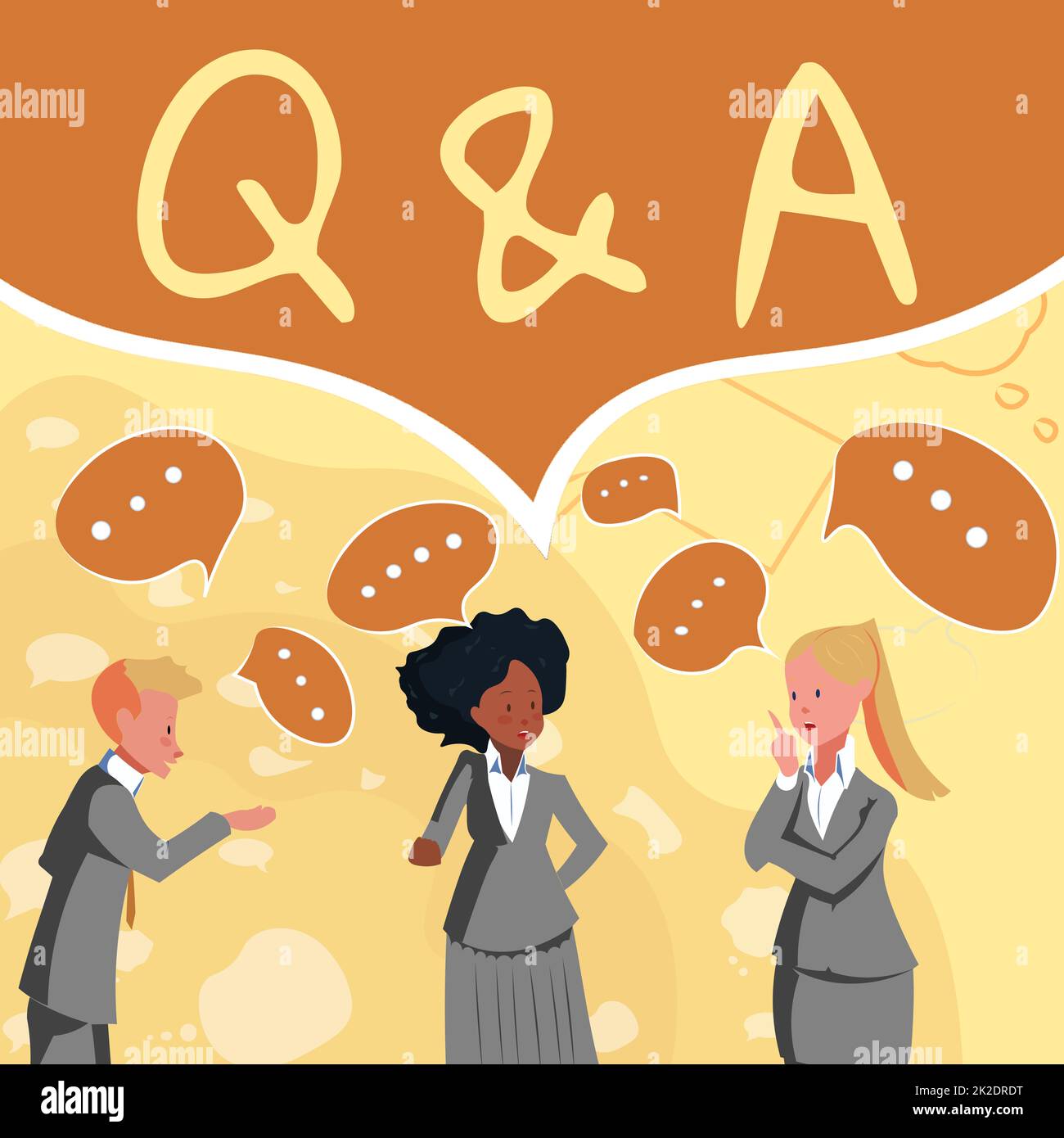 Inspiration showing sign Q And A. Conceptual photo defined as questions ...