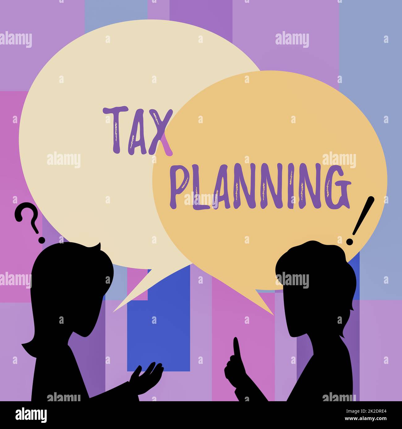 Conceptual display Tax Planning. Business idea analysis of financial ...