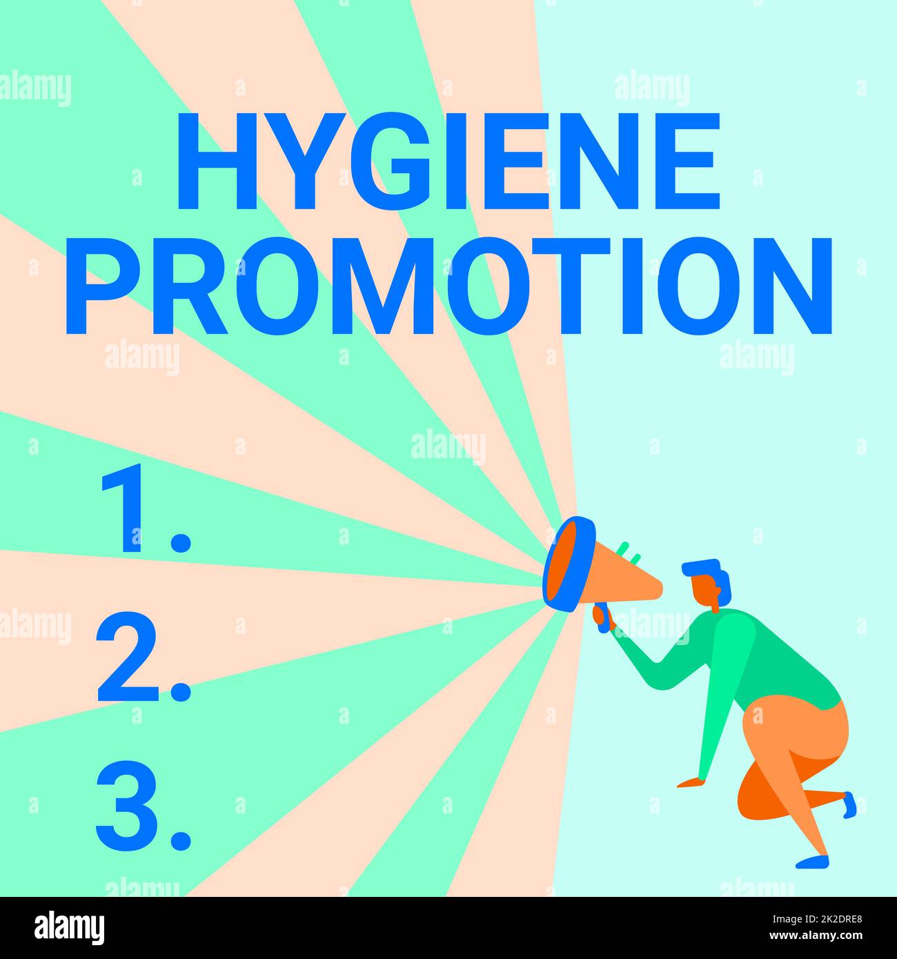 Sign displaying Hygiene Promotion. Word for systematic program to ...