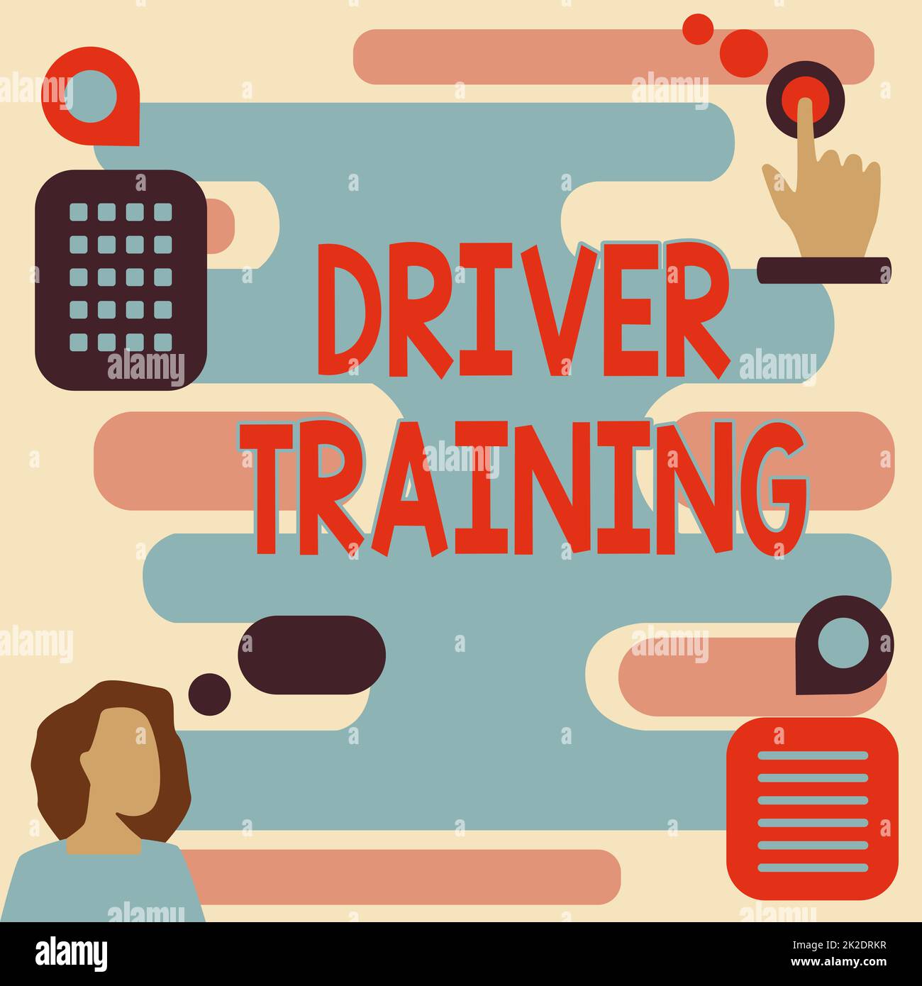 Hand writing sign Driver Training. Concept meaning prepares a new ...