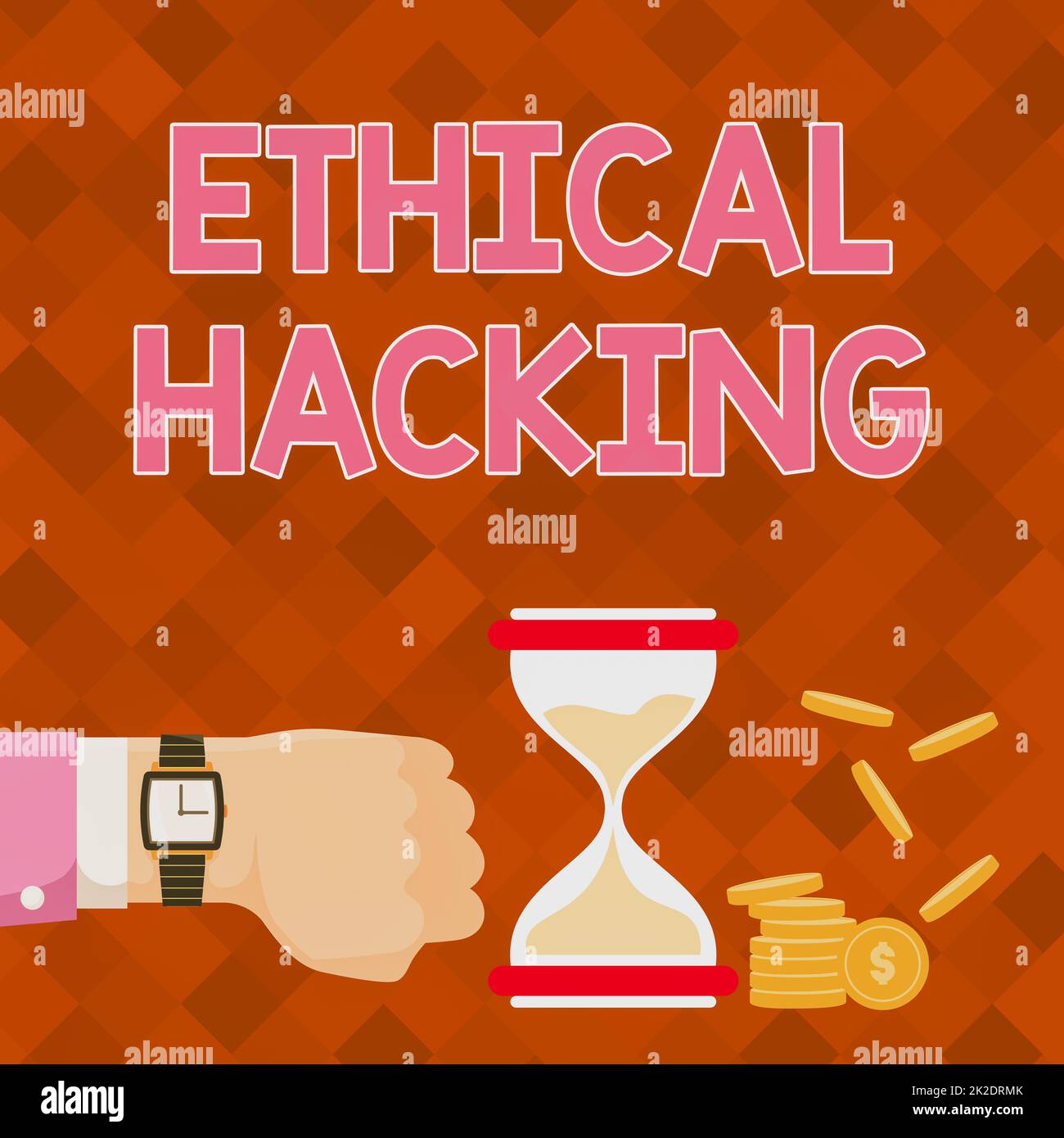 Writing Displaying Text Ethical Hacking Conceptual Photo Act Of