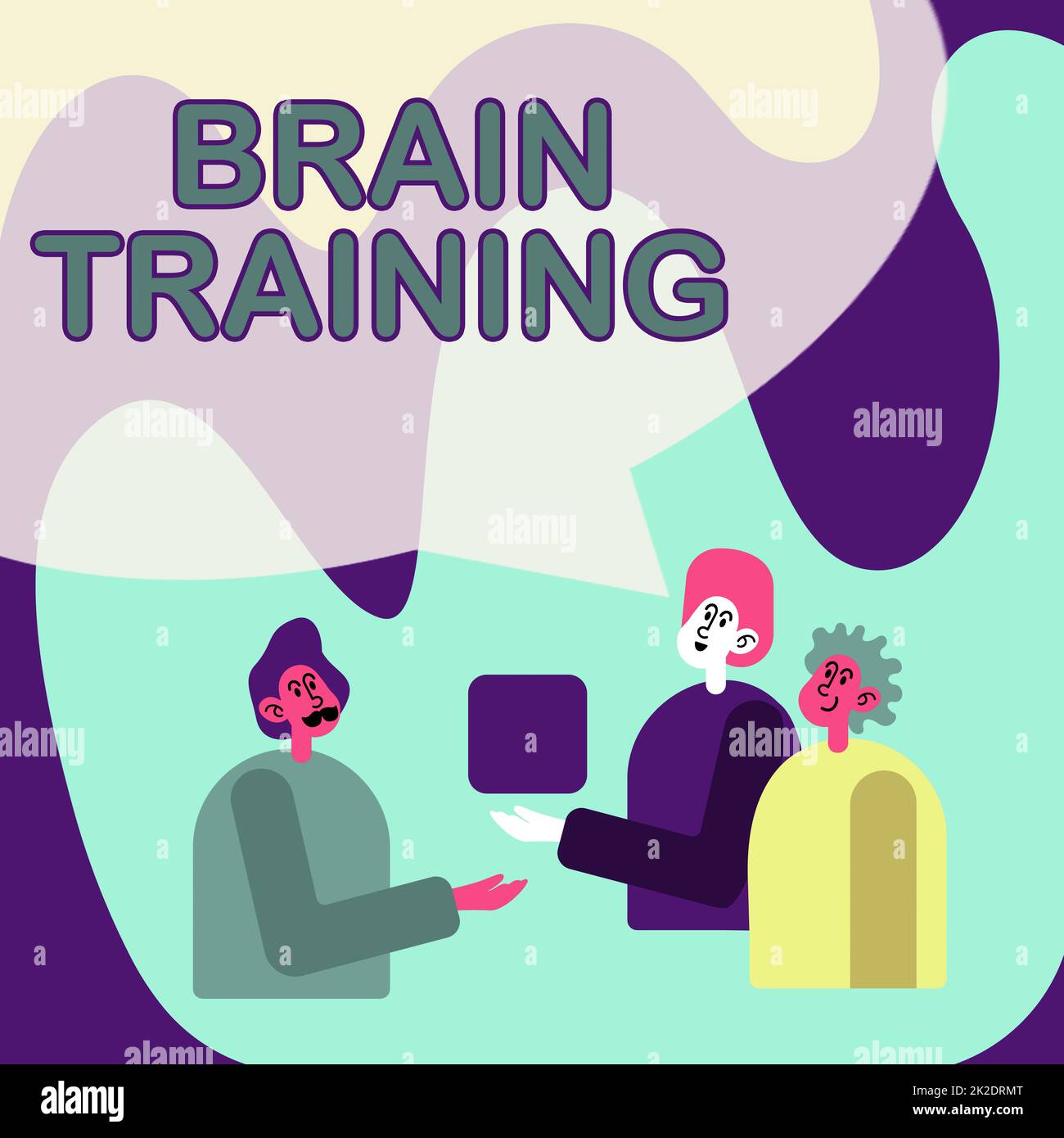 Conceptual display Brain Training. Internet Concept mental activities ...