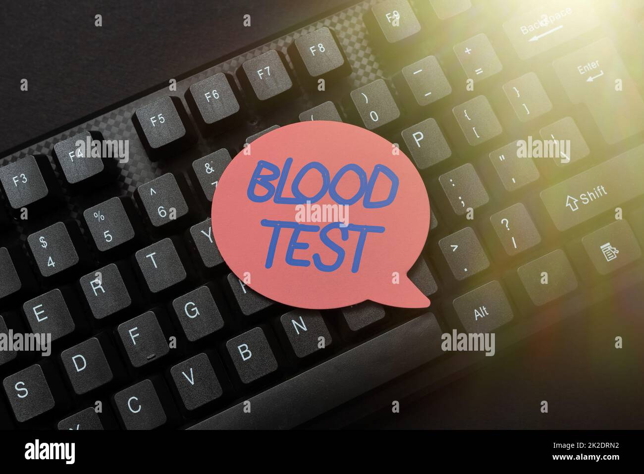 Inspiration showing sign Blood Test. Business idea Extracted blood ...