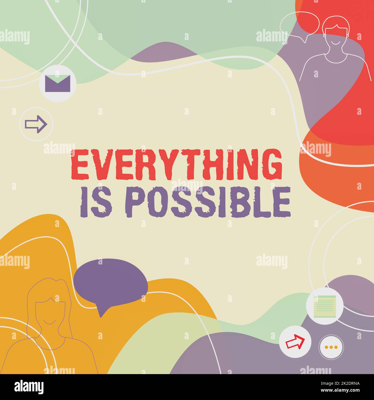 Inspiration showing sign Everything Is Possible. Business idea Any ...
