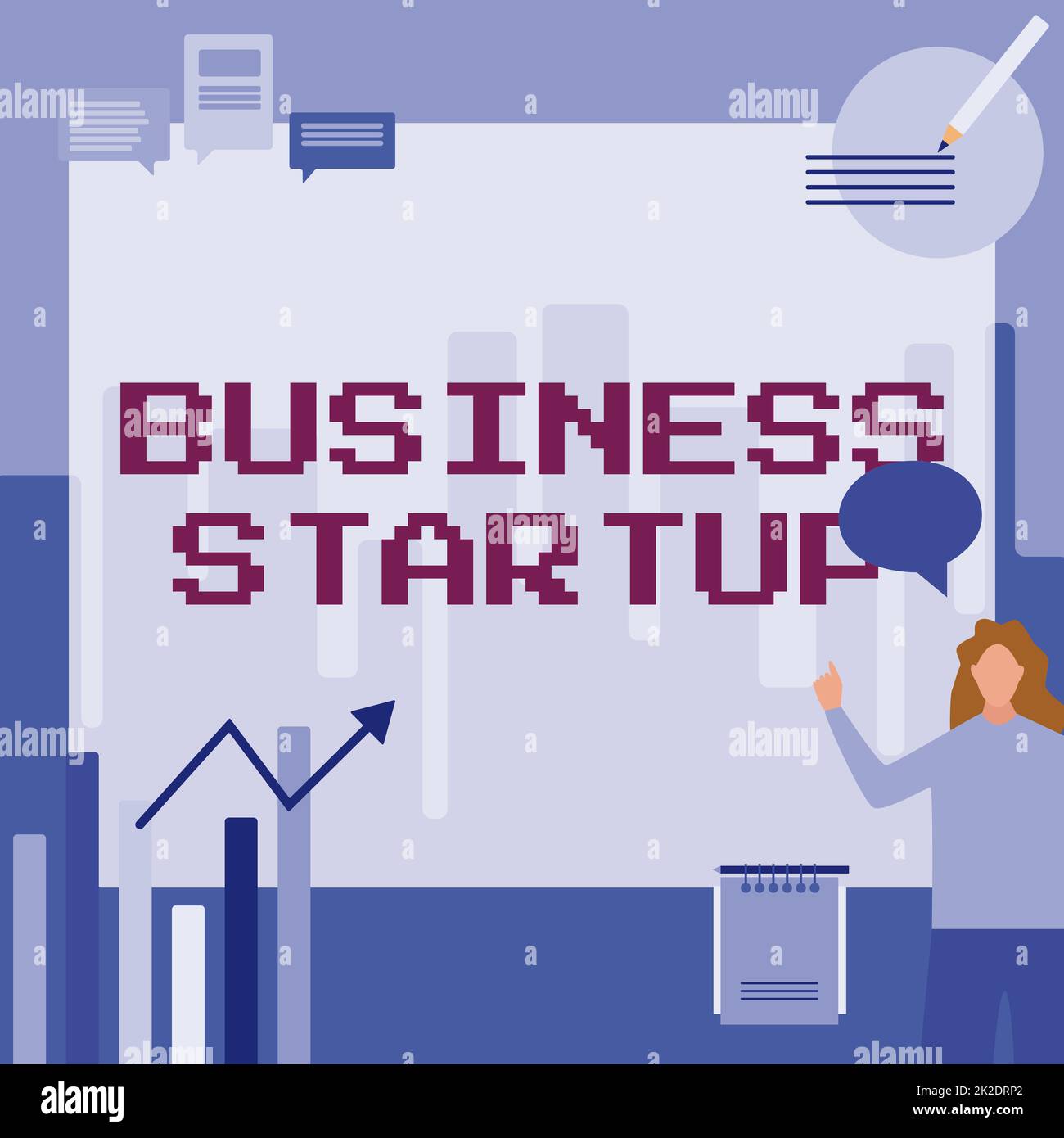 Hand writing sign Business Start Up. Word for Putting up new commerce ...