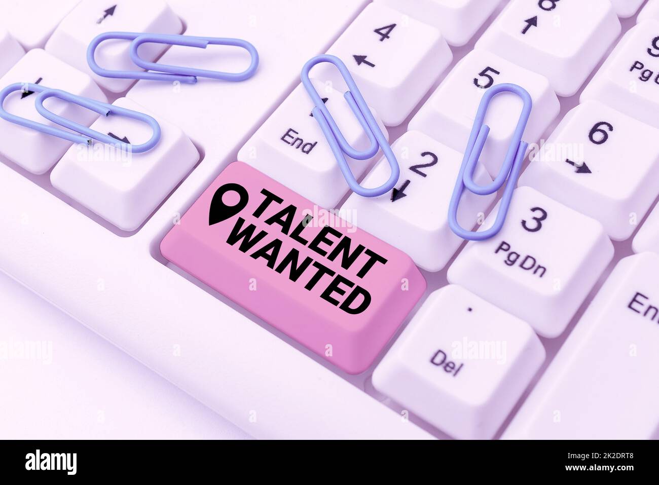 Sign displaying Talent Wanted. Business showcase Hiring for specific ...