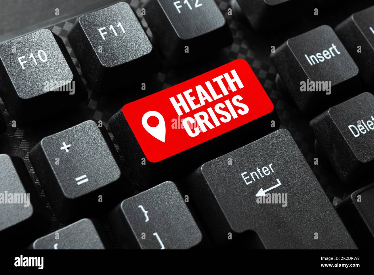 Text sign showing Health Crisis. Business overview fitness problem that ...