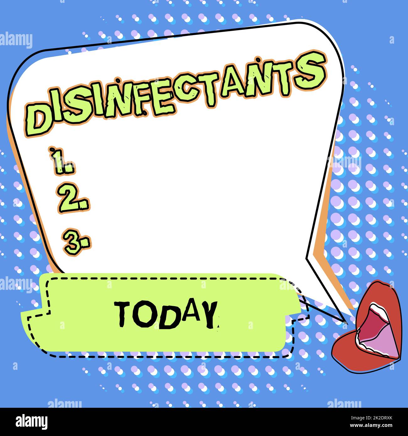 Text sign showing Disinfectants. Business showcase chemical that ...