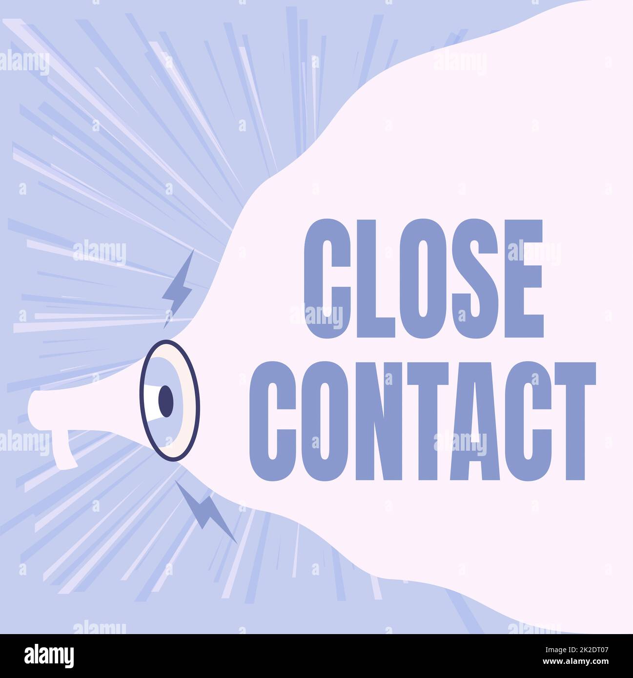 Handwriting text Close Contact. Business approach having a history of ...