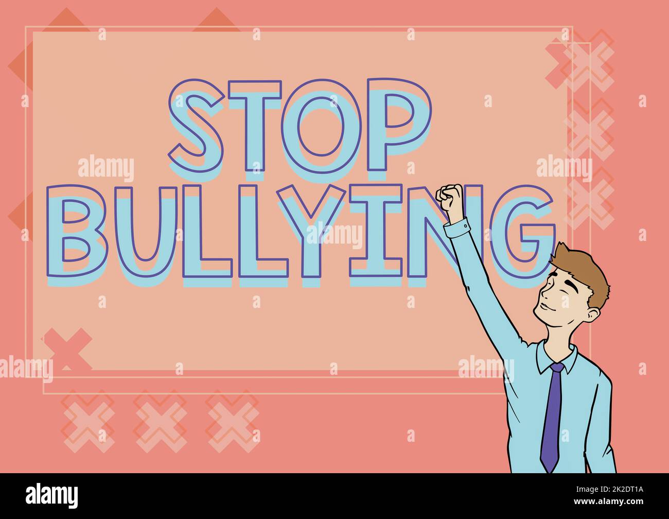Sign displaying Stop Bullying. Business idea Fight and Eliminate this ...
