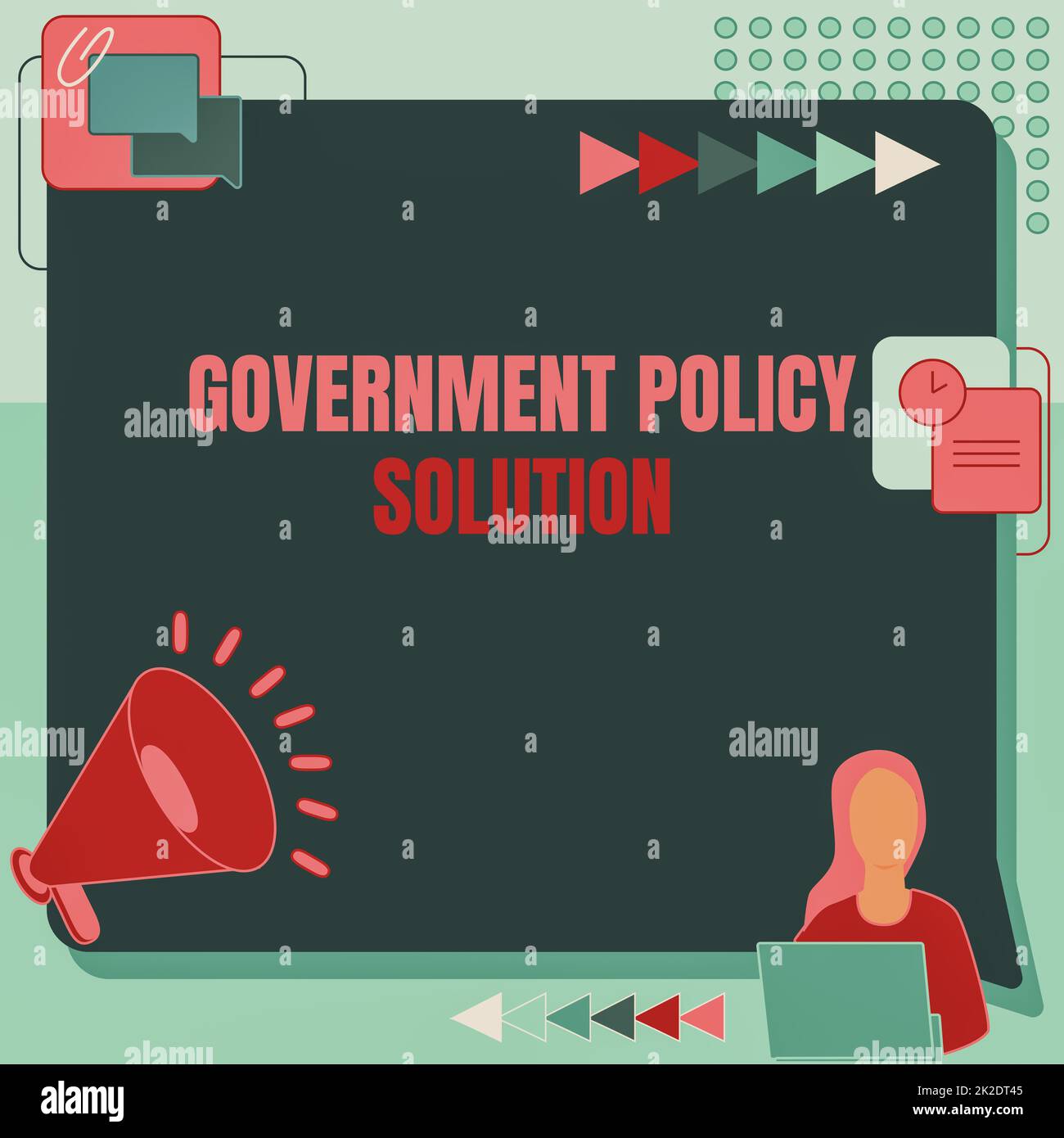 Hand writing sign Government Policy Solution. Business concept designed ...