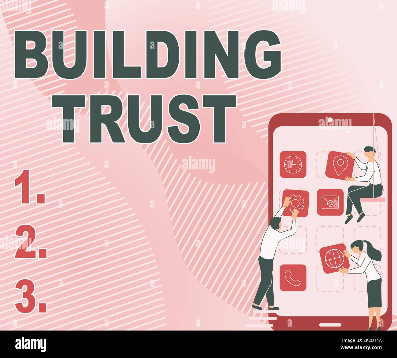 Writing displaying text Building Trust. Word Written on activity of ...