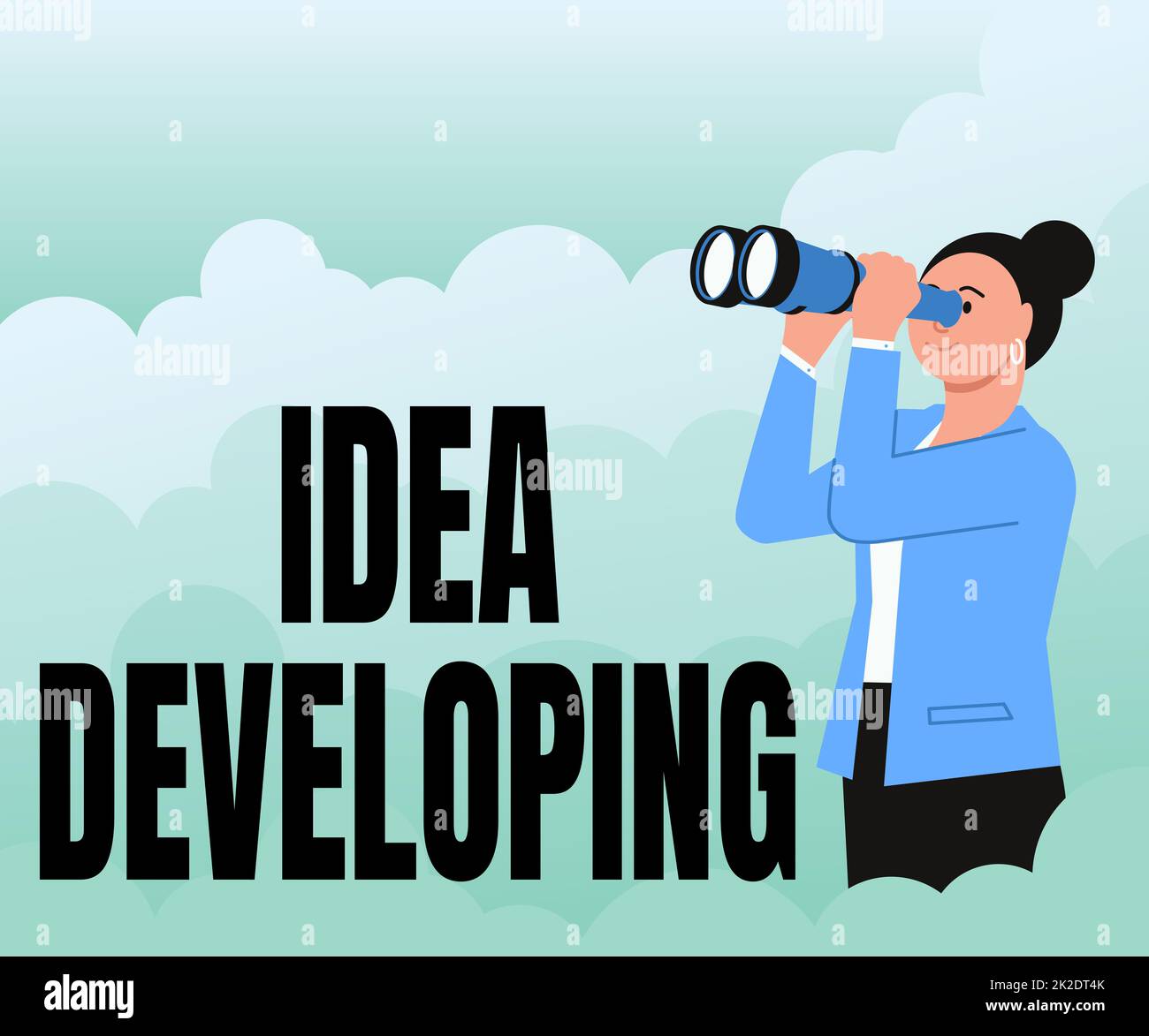 Text sign showing Idea Developing. Internet Concept innovating the ...