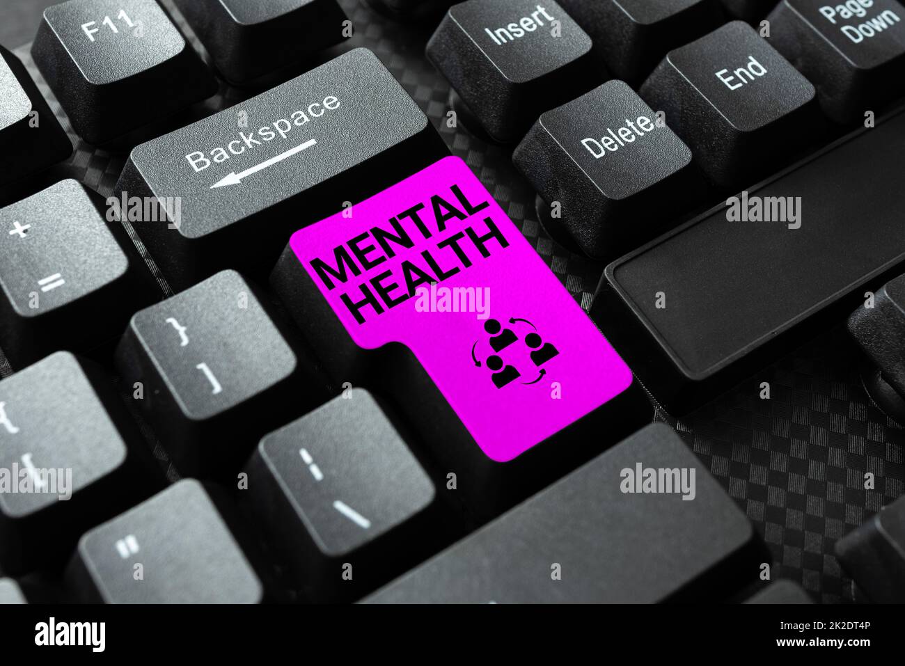Inspiration showing sign Mental Health. Word for state of the emotional ...