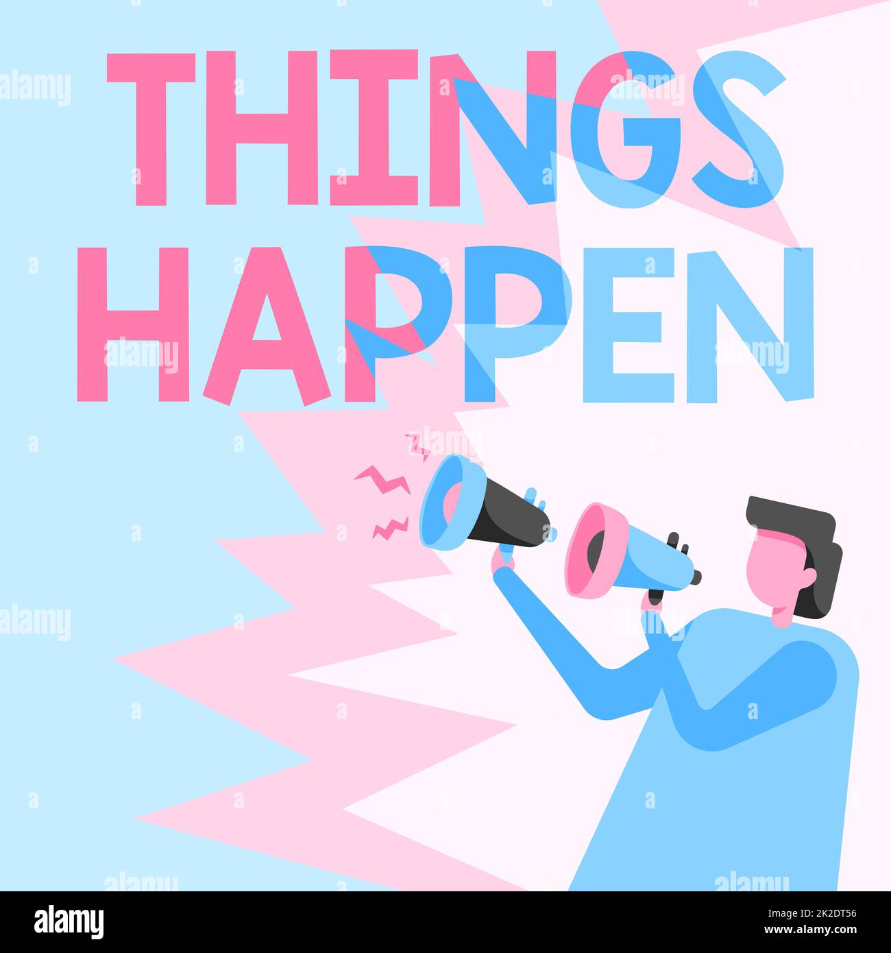 Writing displaying text Things Happen. Conceptual photo Result of ...