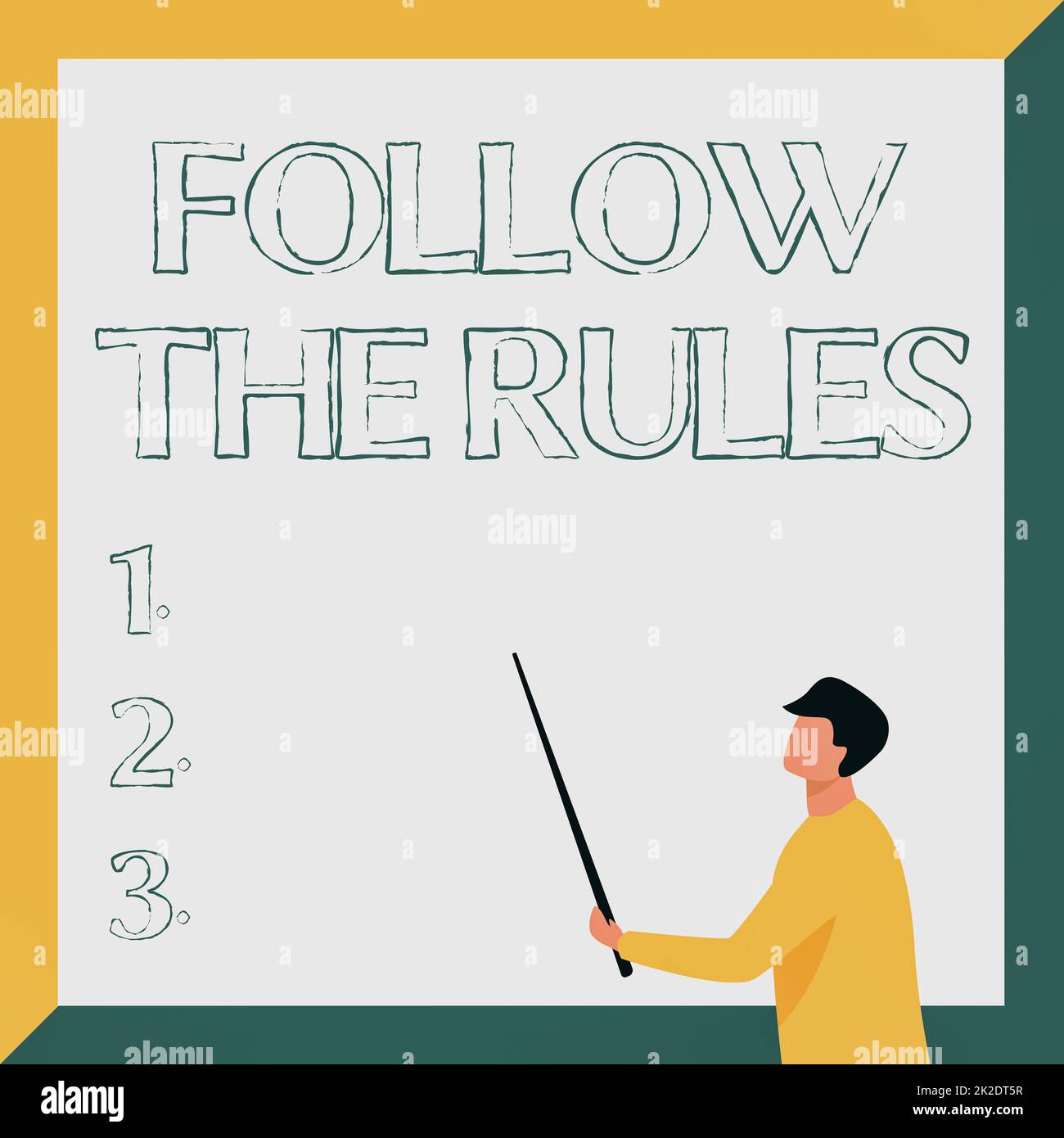 School rules board hi-res stock photography and images - Alamy