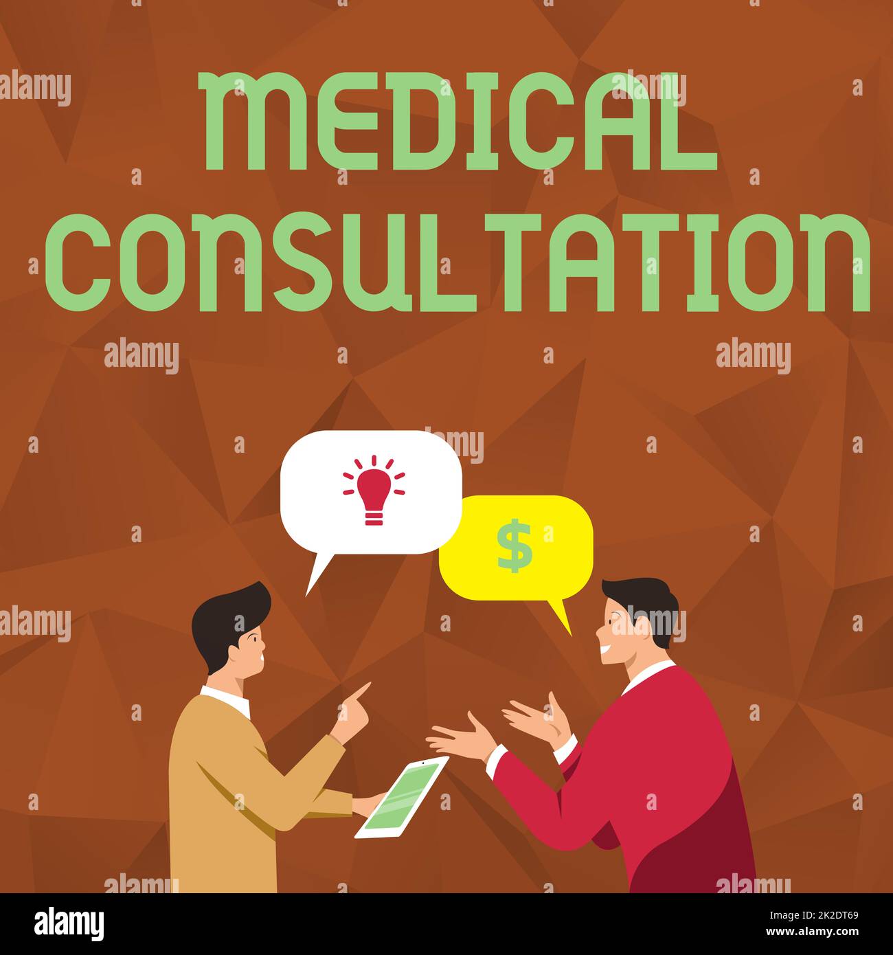Medical specialist sharing healthcare information hi-res stock ...