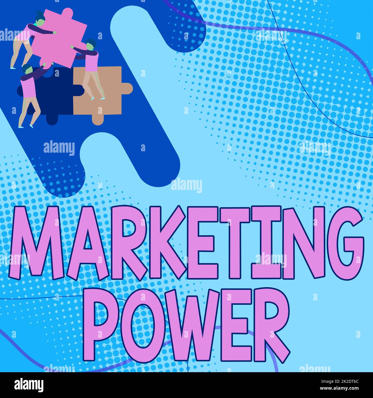 Conceptual caption Marketing Power. Word Written on ability of a firm ...