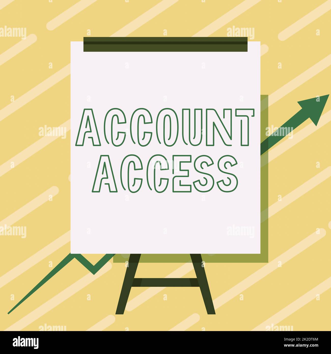 Writing displaying text Account Access. Business overview having ...