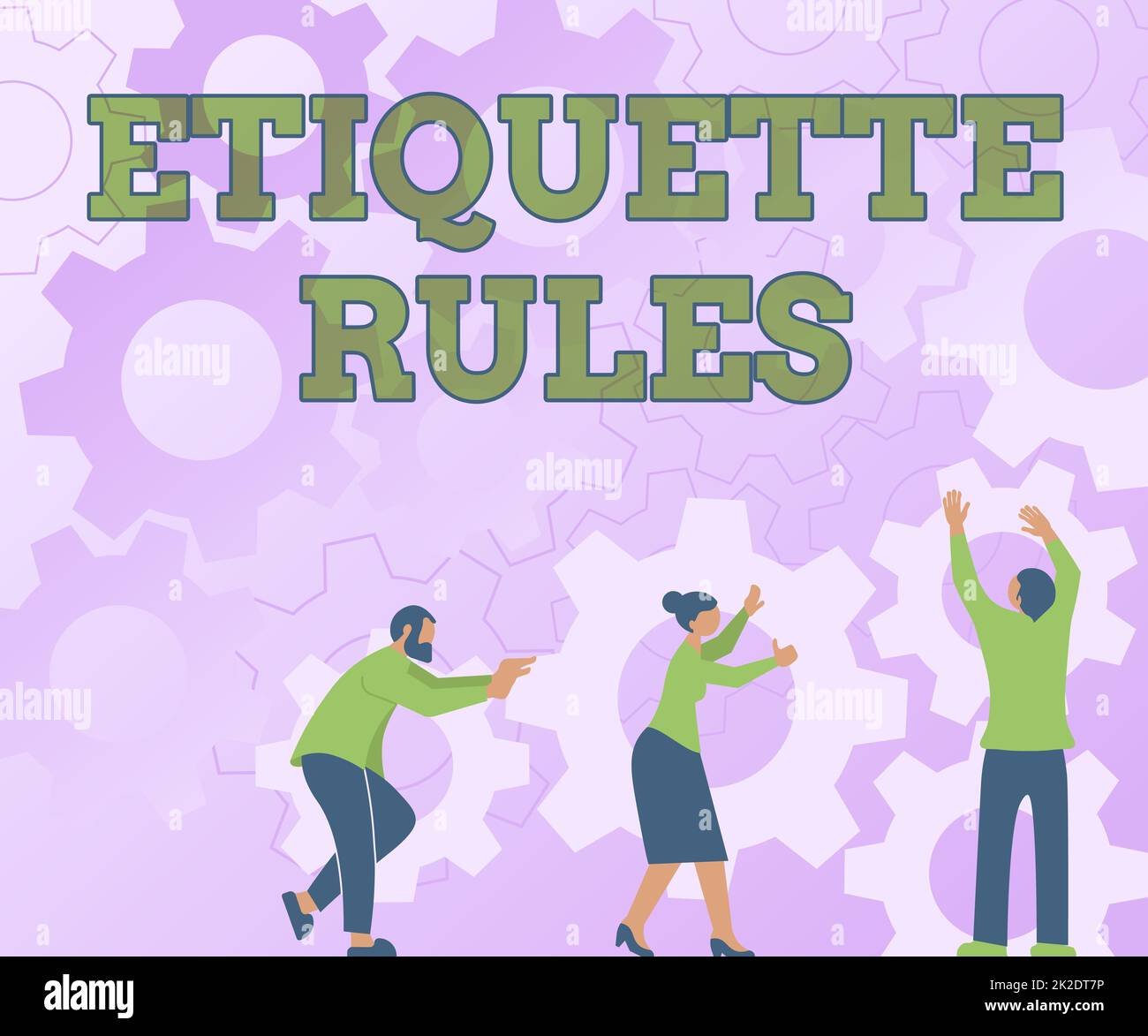 New social etiquette hi-res stock photography and images - Alamy