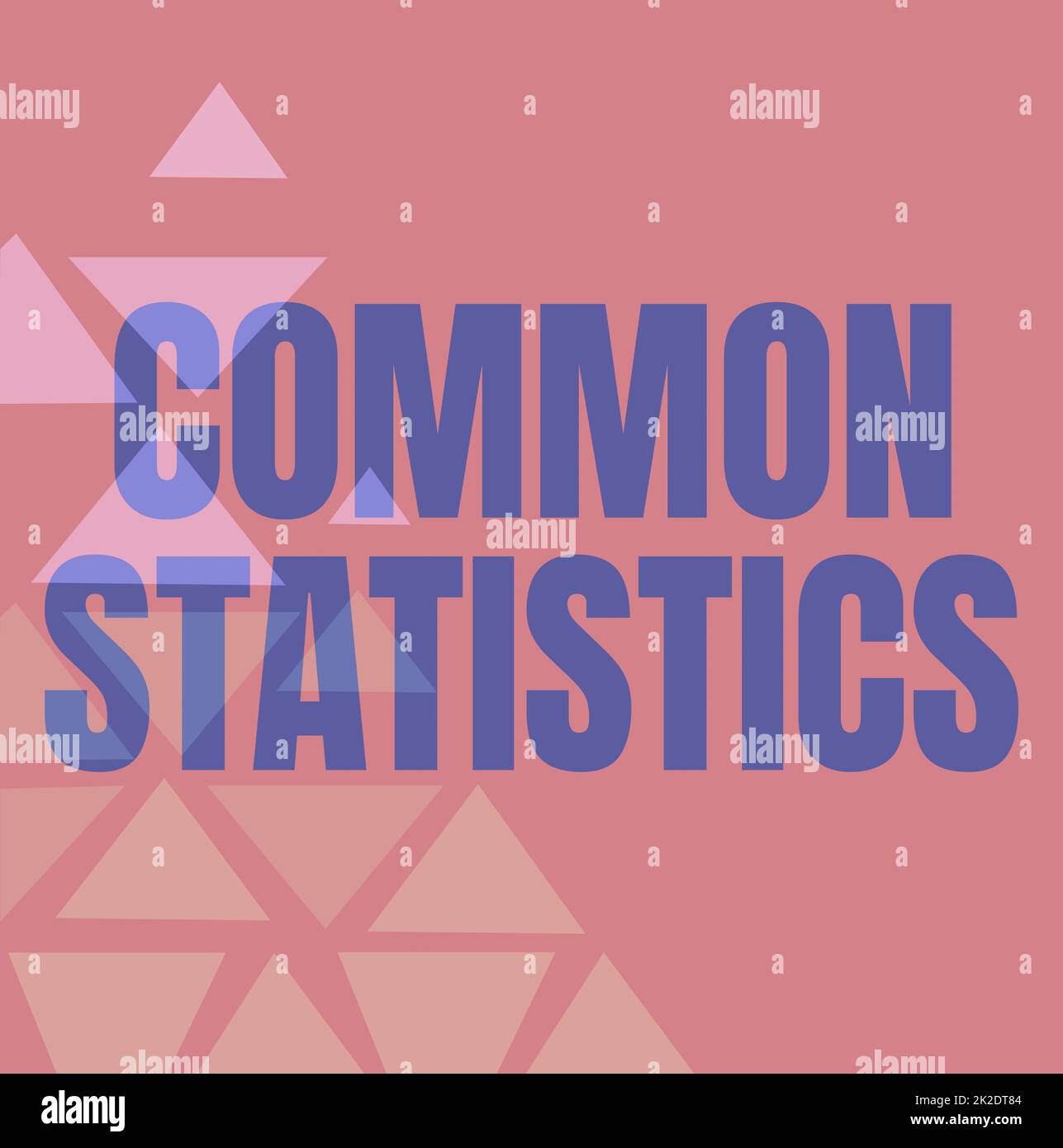 Handwriting text Common Statistics. Business concept deals with ...