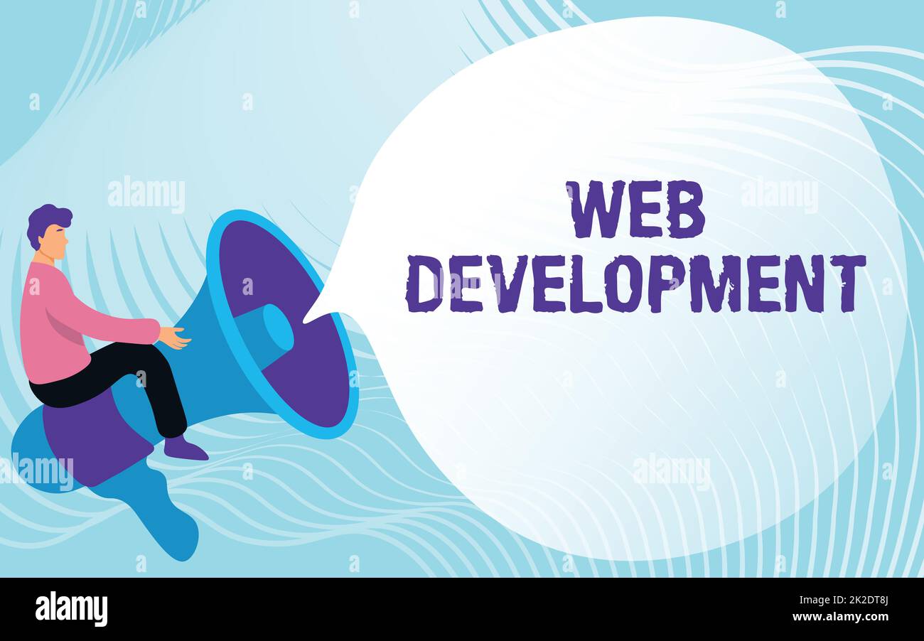 Text caption presenting Web Development. Concept meaning Web ... Text caption presenting Web Development. Concept meaning Web ...