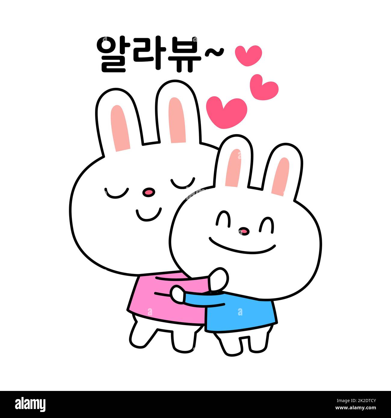 Character hugging hi-res stock photography and images - Alamy