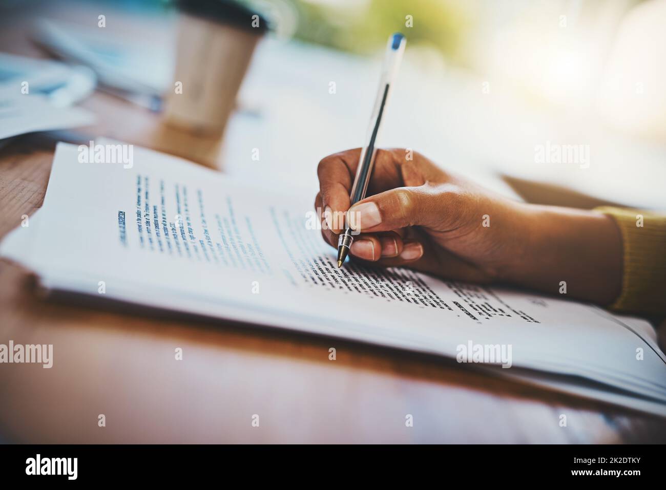 Shes got month end reporting down to a fine art. Cropped shot of a ...