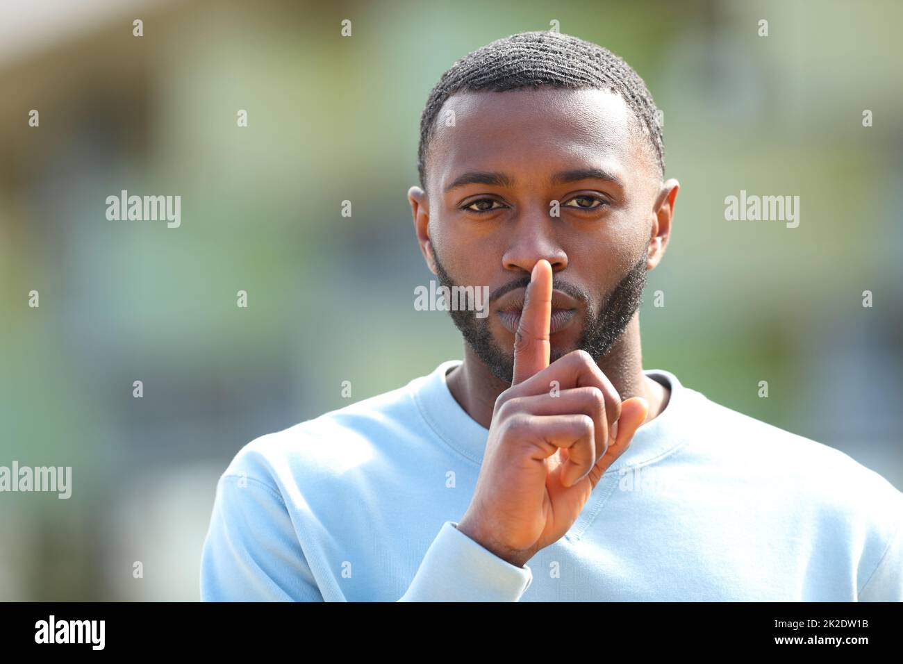 Black silence hi-res stock photography and images - Alamy