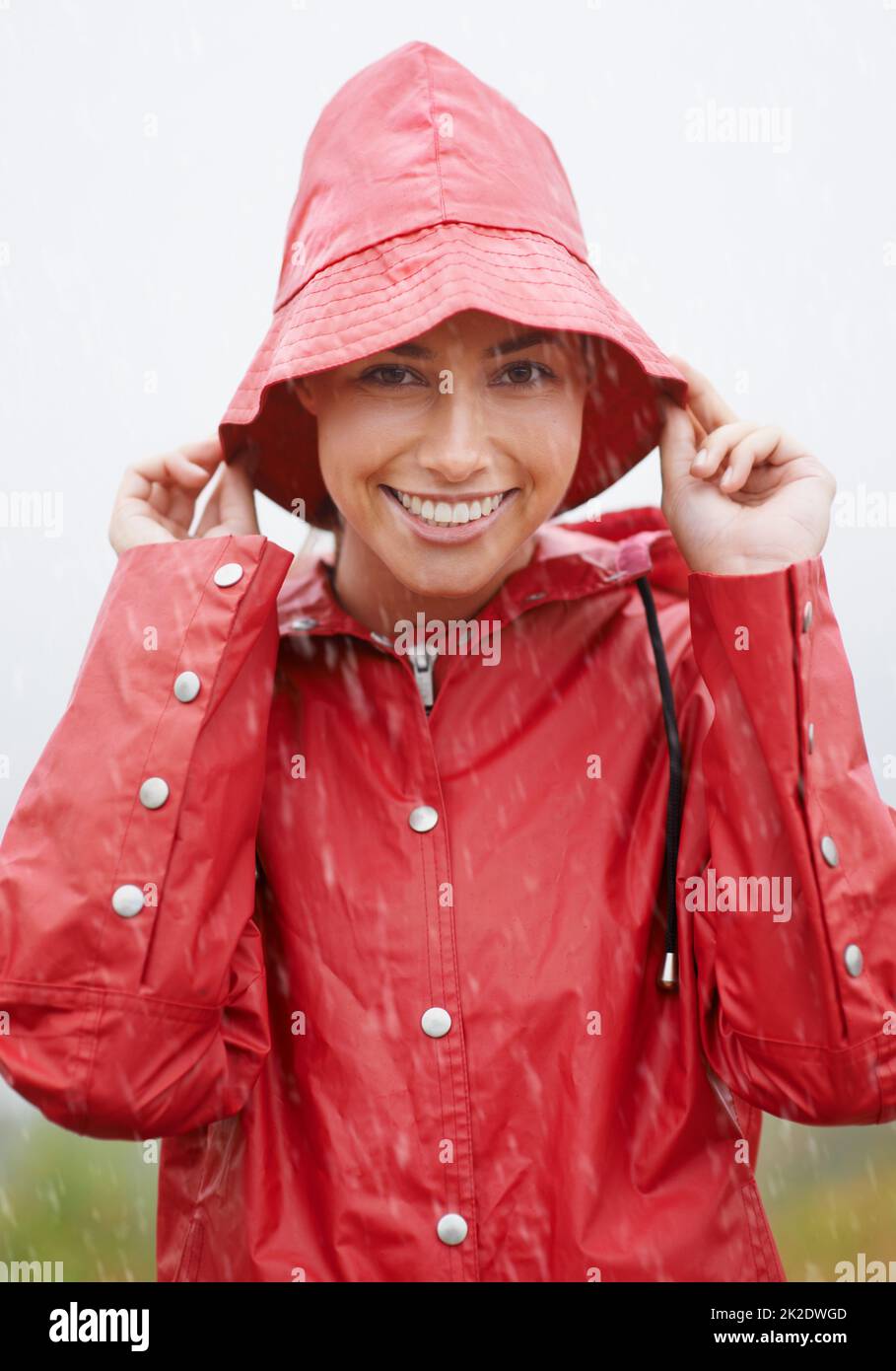 Im ready for any weather. Cropped shot of an attractive young woman ...