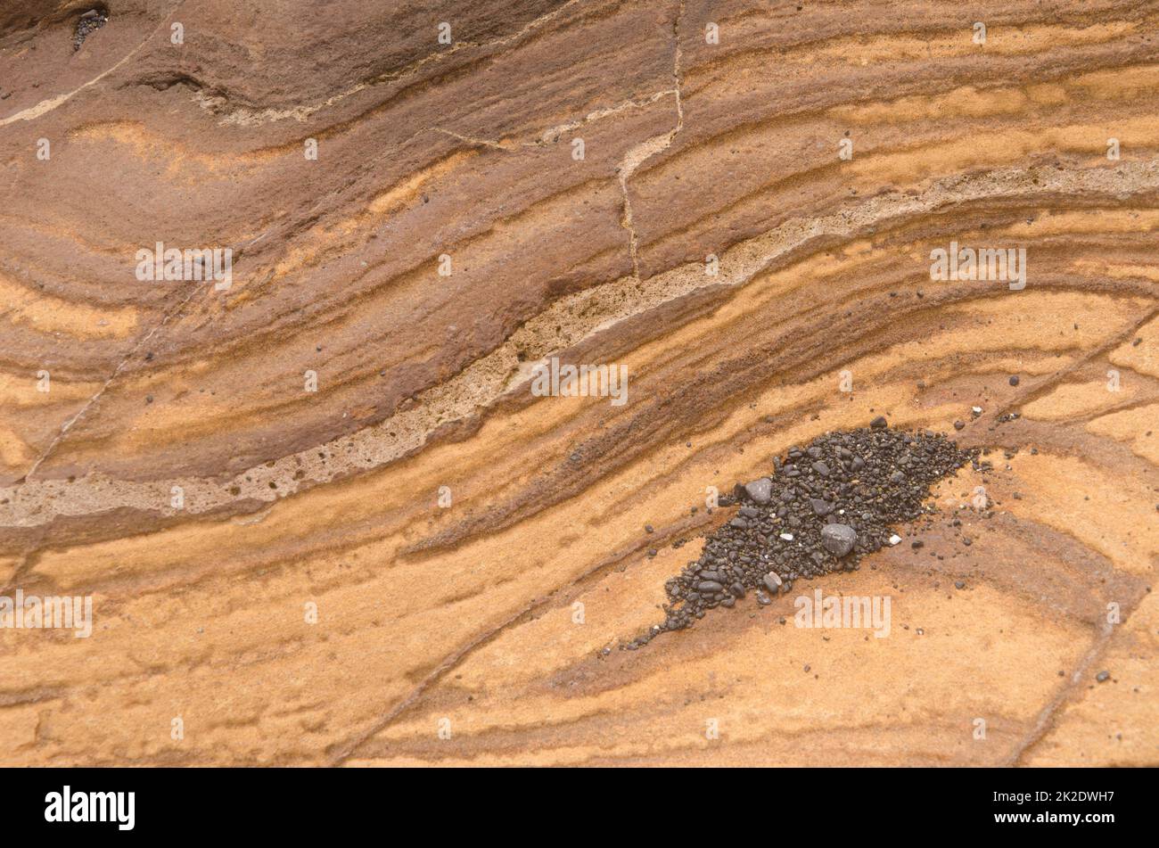 Strata layers different colours hi-res stock photography and images - Alamy
