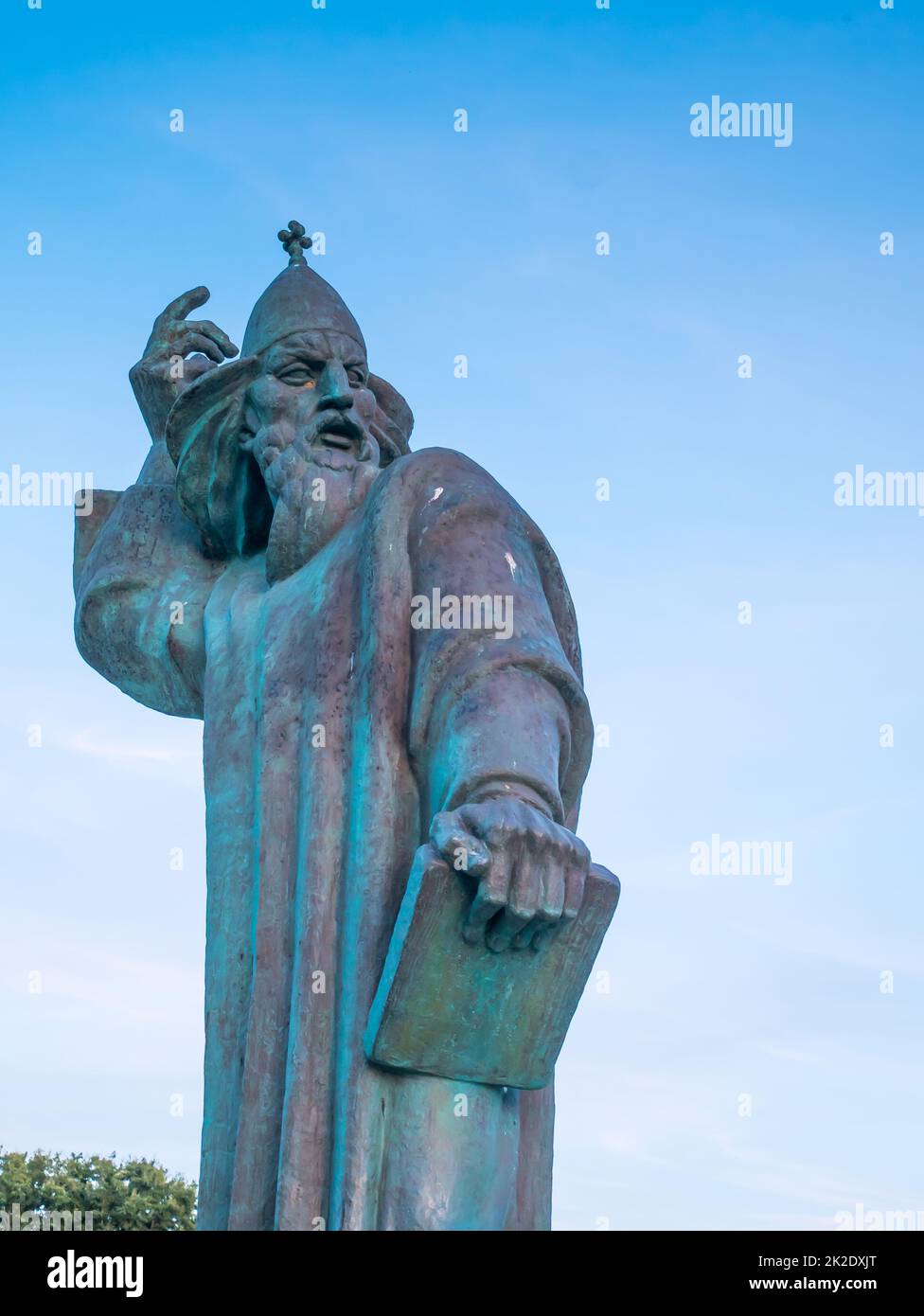 Statue of Croatian Grgur Ninski, Nin Croatia Stock Photo - Alamy