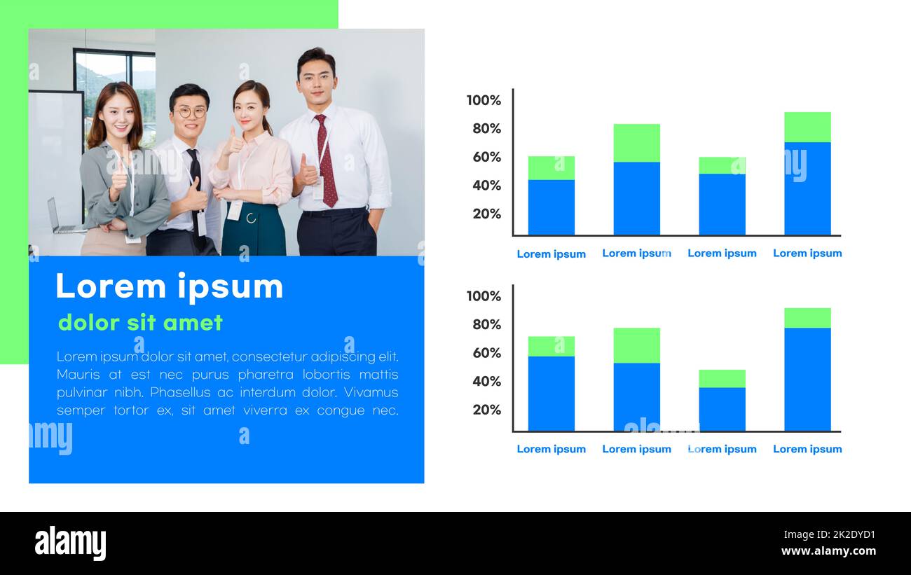 Business presentation template ppt hi-res stock photography and images ...
