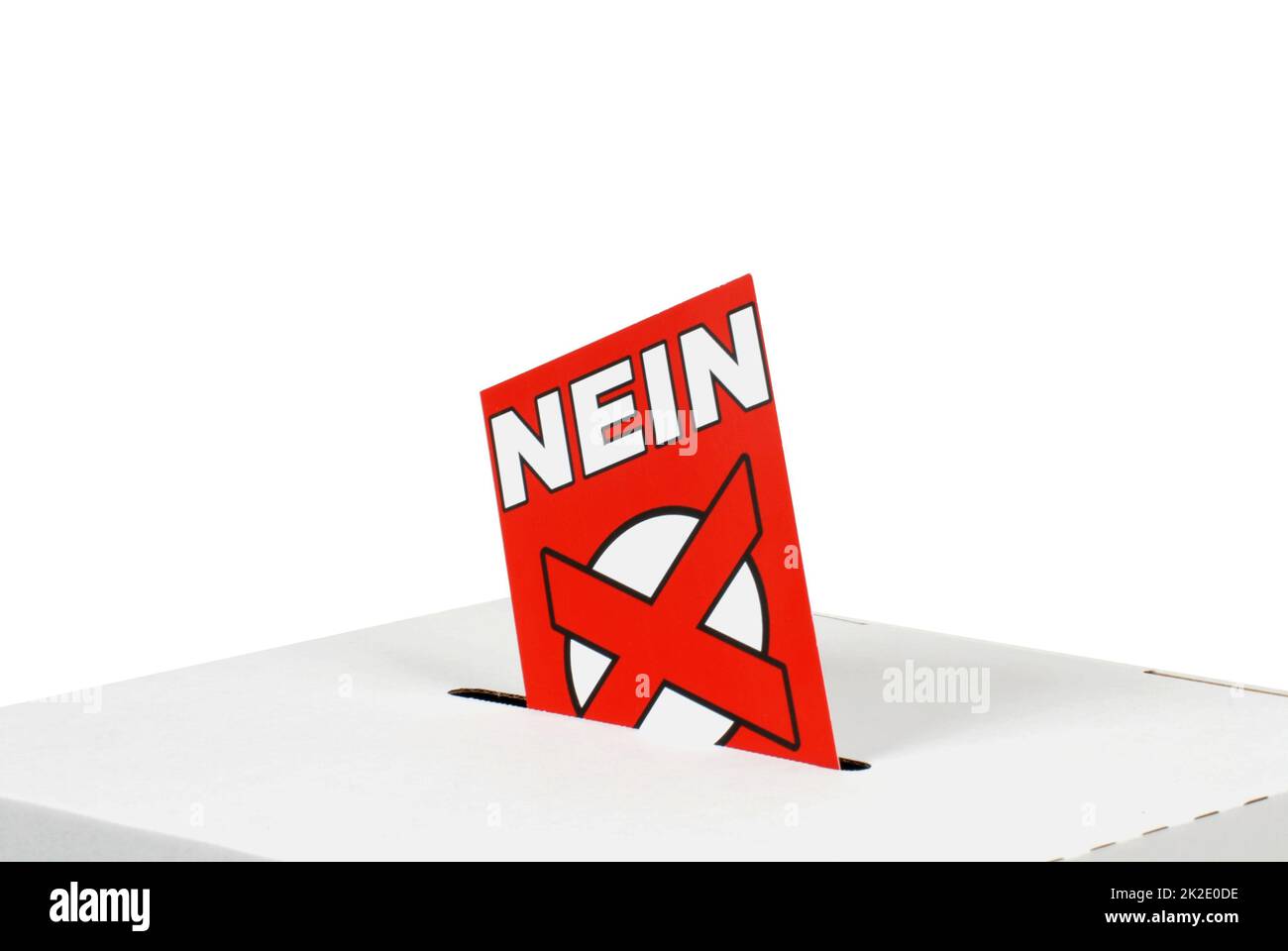 No german - Envelope in ballot box Stock Photo - Alamy