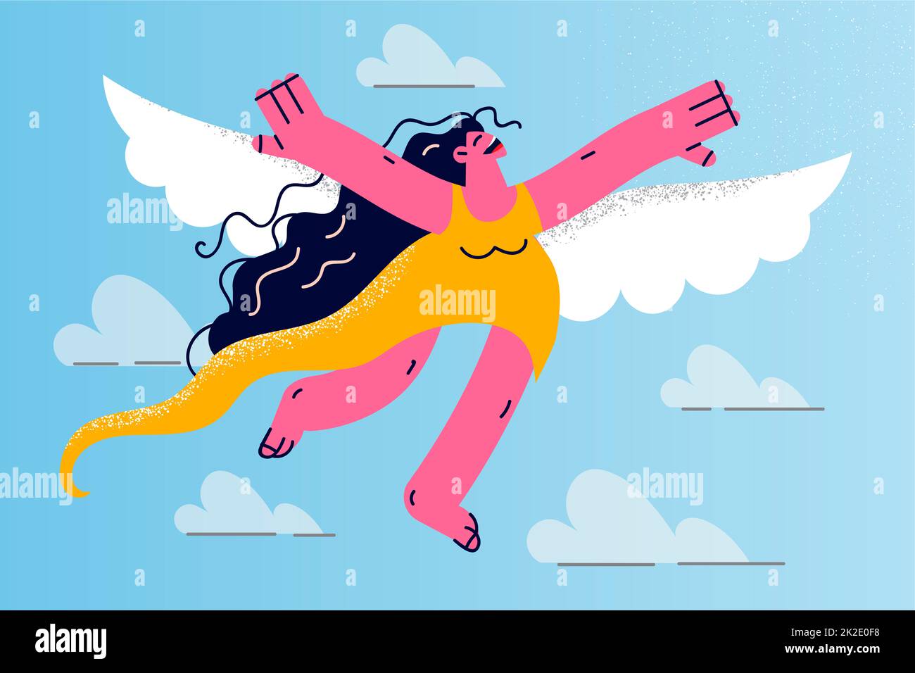 Woman with wings hi-res stock photography and images - Alamy